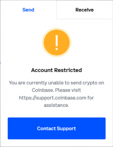 How To Fix It? You Are Currently Unable to Send Crypto on Coinbase ...